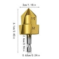 Pp Small Drill Bits De Pladur Drywall Sea Glass Drill Bits Placa Universal Glass Tile Drill Bits
