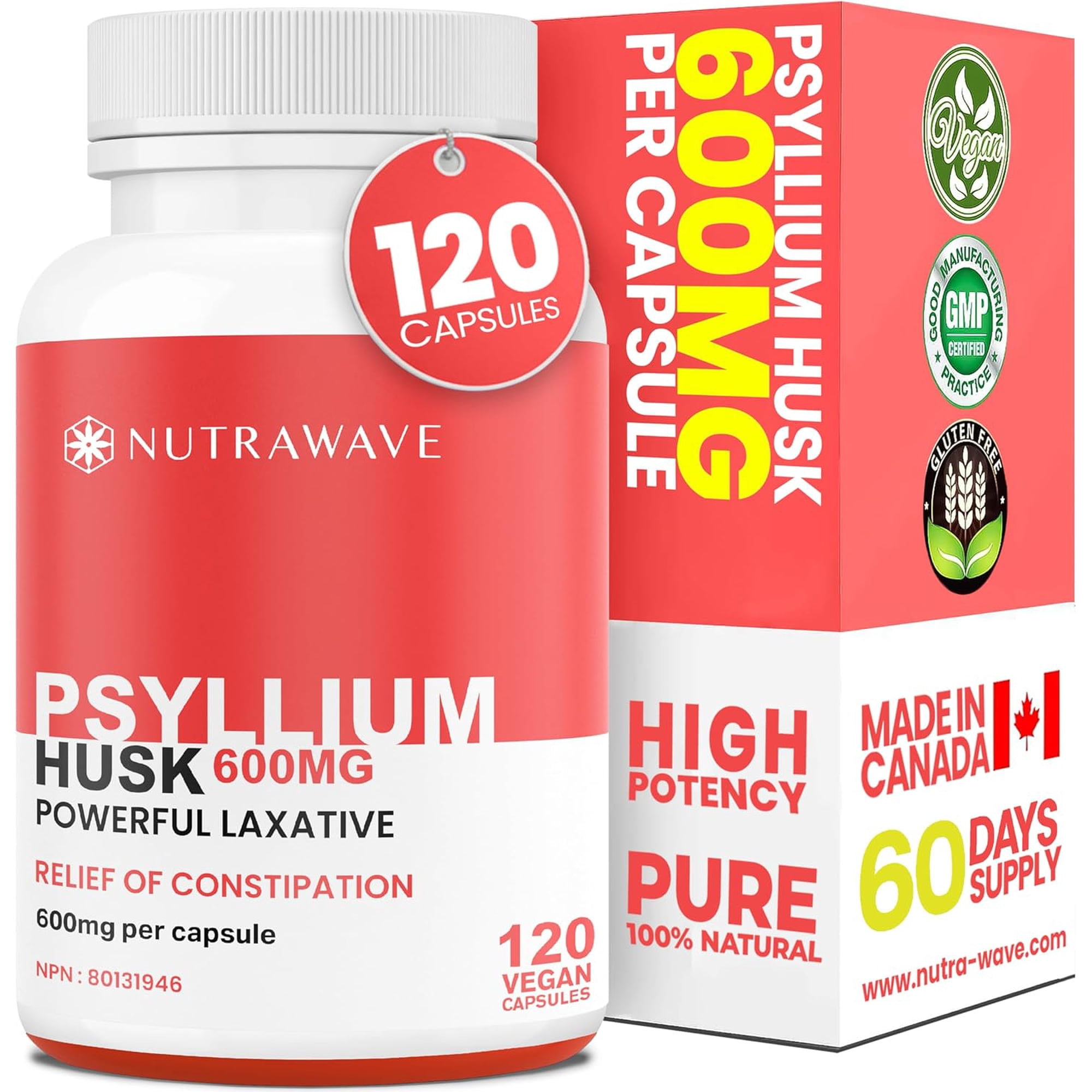 Click here for Nutrawave Psyllium Husk 600 Mg Capsules - Colon He... prices