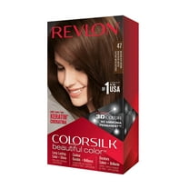 Revlon Permanent Hair Color #47 Medium Rich Brown, 4.4 Oz, Pack of 1 ...
