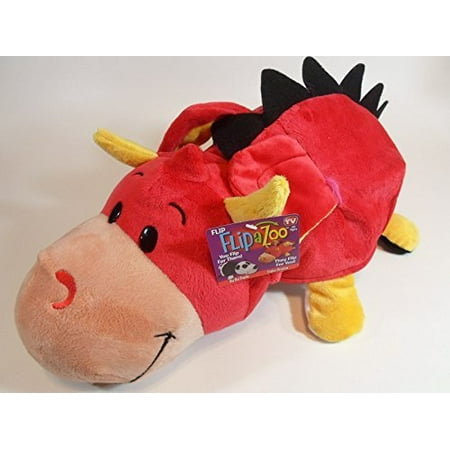 FlipaZoo (PANDA + EMBER DRAGON ) 2-in-1 Stuffed Animal 16" inch ...