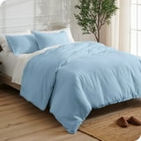 Bare Home Luxury Duvet Cover and Sham Set - Premium 1800 Collection - Ultra-Soft - Queen, Light ...