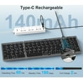 MoKo Foldable Bluetooth Keyboard, Multi-Device Folding Wireless ... MoKo Foldable Bluetooth Keyboard, Multi-Device Folding Wireless ...