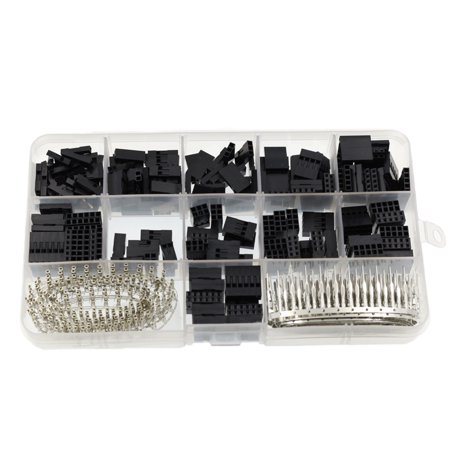 620PCS/A Set Wire Jumper Pin Header Connector Housing Kit Male Crimp ...
