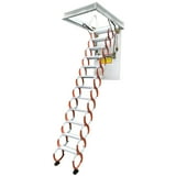 Orange Attic Pull Down Ceiling Ladder Stairs Hidden Telescopic Folding ...