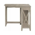 UrbanPro Modern Small Corner Desk in Washed Gray - Engineered Wood ...