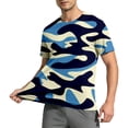 AHMOMEI Quick Dry Men's Workout Shirt Camouflage Ice Silk Short Sleeve ...