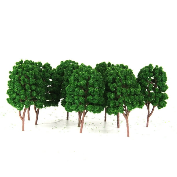10 Pieces Model Green Tree Train Railway Landscape Design Scale ...