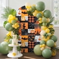 Check Halloween Arch Backdrop Cover 6x2.6 Ft, Spandex Wedding Arch ...