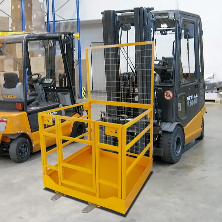 Man Basket For Fork Truck Forklift & Telehandler Safety Cage