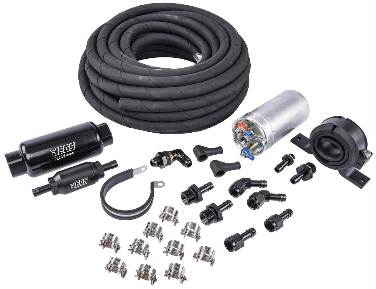 JEGS 15948 Fuel Injection In-Line Fuel Delivery Kit For Engines up to ...