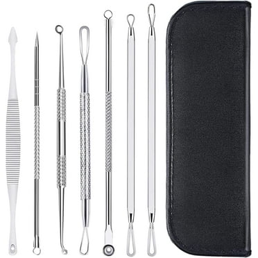 Tutuviw 7 in 1 Pimple Blackhead Remover Extractor Tool Kit Professional ...