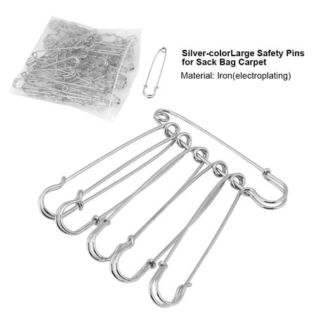 Garosa 50pcs Iron Safety Pins for Jewelry Making DIY Clothes ...