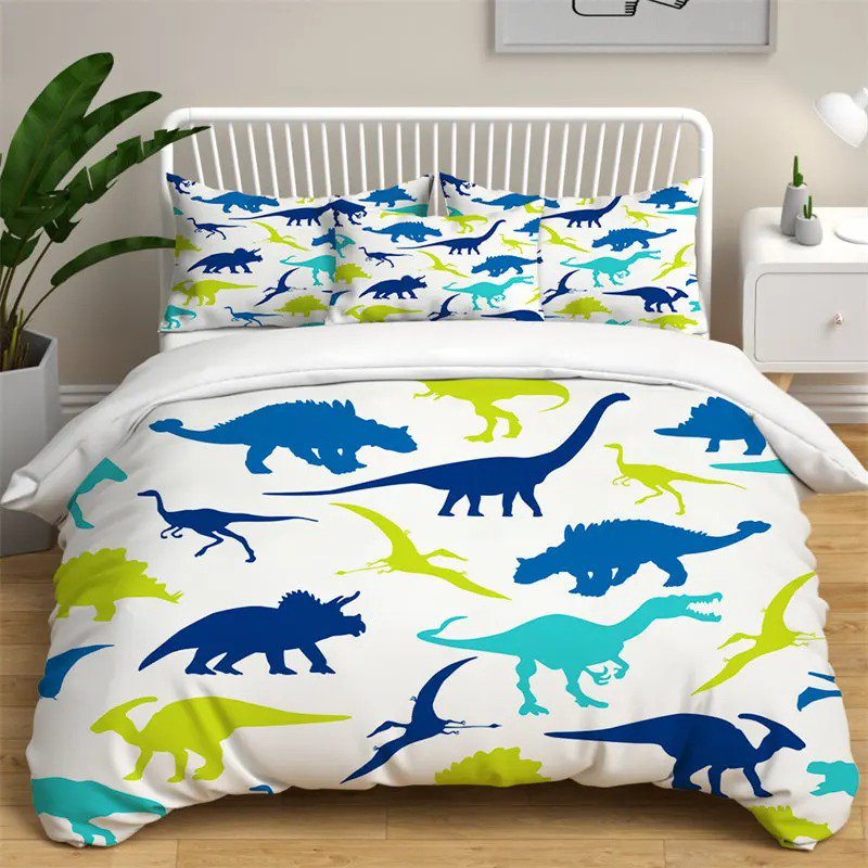 Click here for Yingd Cartoon Dinosaur Space Cute Dino Bedding Set... prices