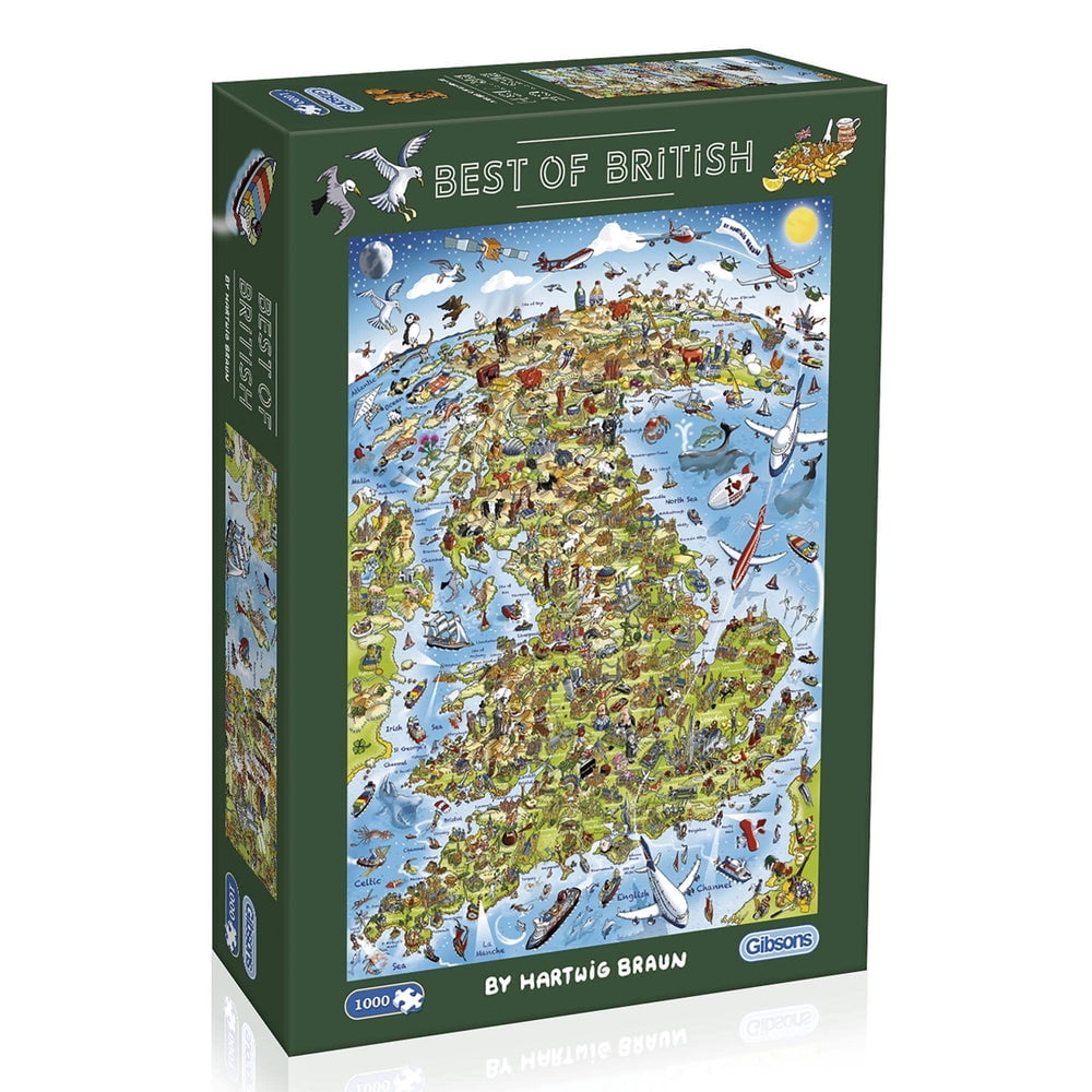 Gibsons Best of British Jigsaw Puzzle (1000 Pieces) - Walmart.com