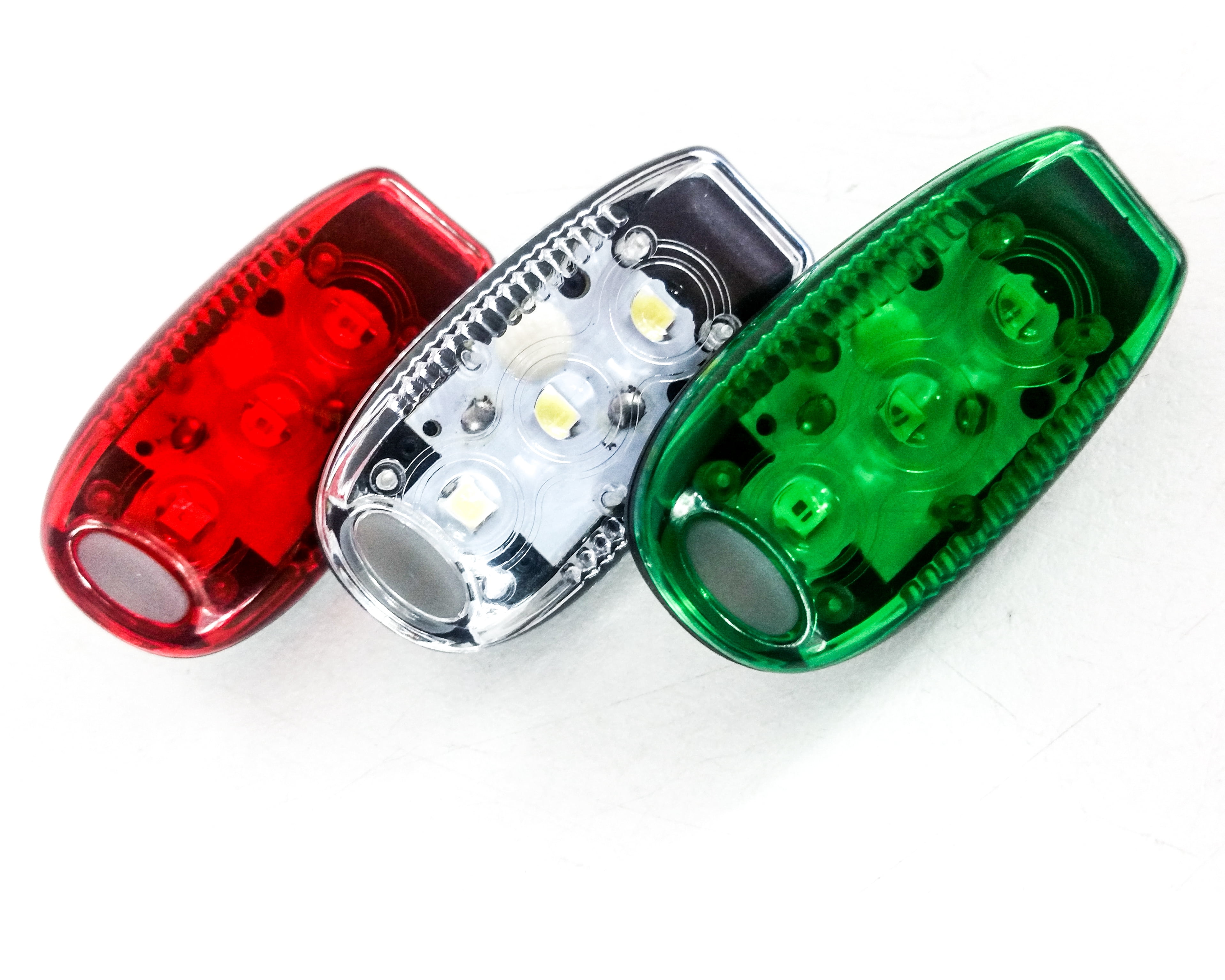 Clip On LED Safety Warning Strobe Light Bicycle ATV Scooter Boat Kayak ...