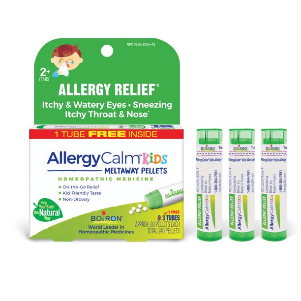 Boiron AllergyCalm Kids Pellets, Homeopathic Medicine for Allergy Relief, Itchy & Watery Eyes ...