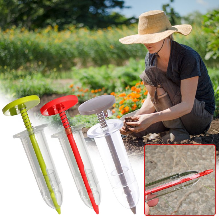 Tiny Seed Dial Dispenser 6-Piece Mini Seed Planter Set - Handheld ...