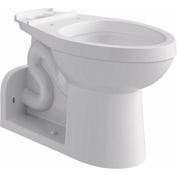 Proflo Pf1906 Elongated Chair Height Toilet Bowl Only - White - Walmart.com