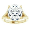 3 Carat Lab Diamond Engagement Ring Oval Split Shank - Walmart.com