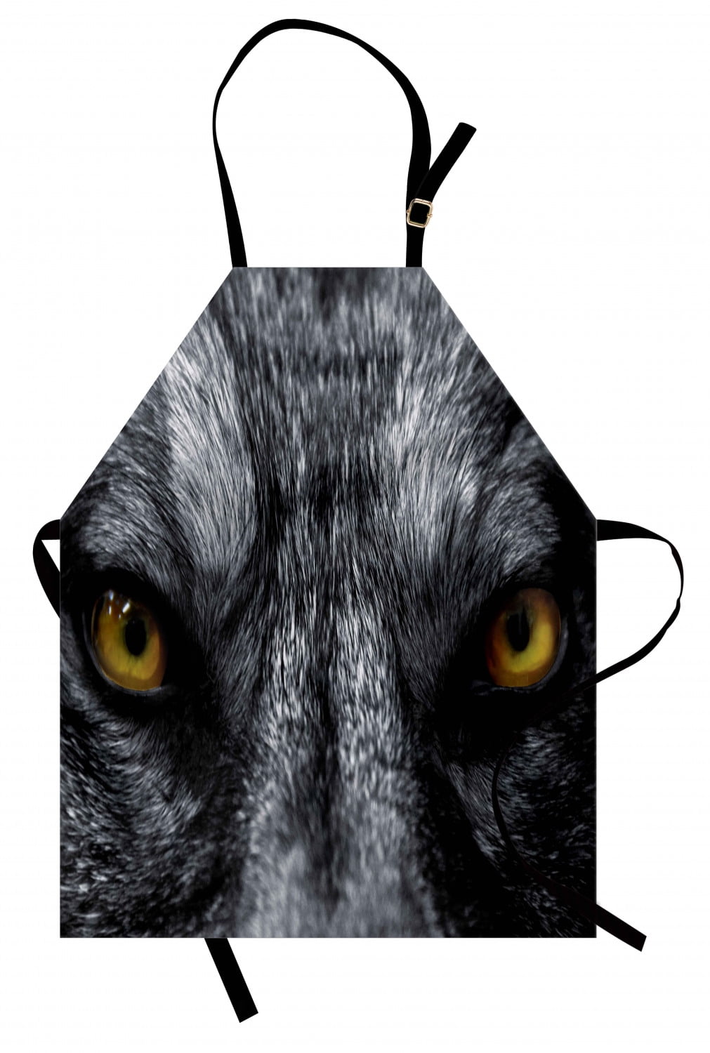 Eye Apron Dangerous Mammal Eyes of Wild Wolf Aggressive Predator ...