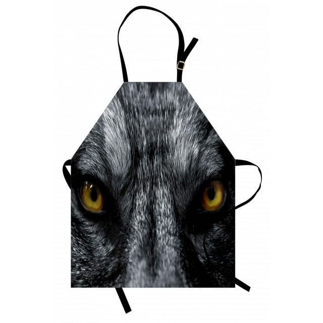 Eye Apron Dangerous Mammal Eyes of Wild Wolf Aggressive Predator ...