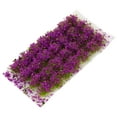 icolorfuled Miniature Purple Flower Grass Tufts for Model Scenery and ...