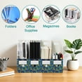 Blue Graffiti Skate Dinosaur 6 Pack Magazine File Holders Desktop File ...