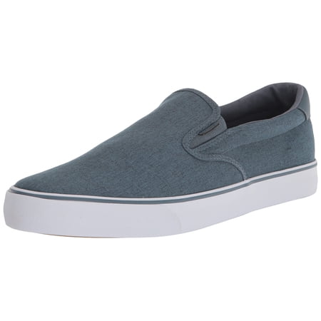 Lugz Men's Clipper Classic Slip-on Fashion Sneaker, Navy/White/Gum, 8.5 ...