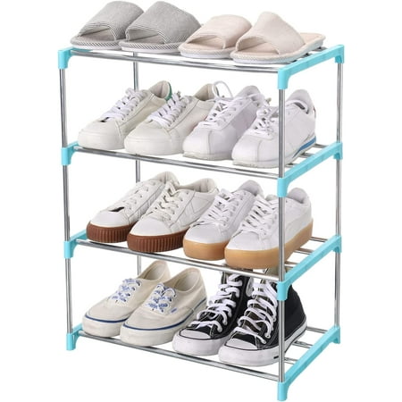 Stackable Small Shoe Rack, Entryway, Hallway and Closet Space Saving ...
