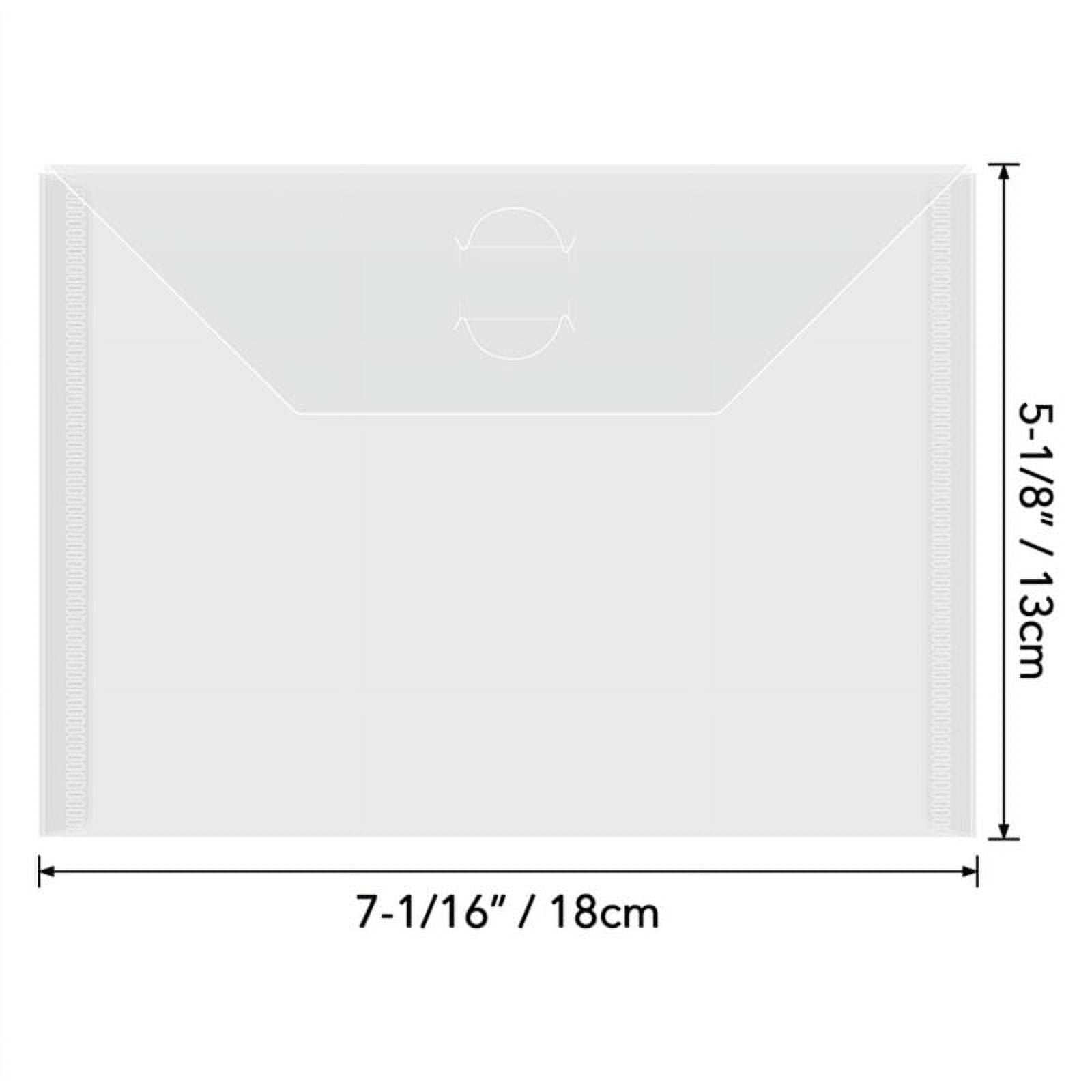 Resealable plastic envelopes store