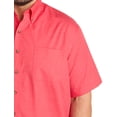 Easy-Care Solid Sport Shirt Tomato Puree 3XL - Walmart.com