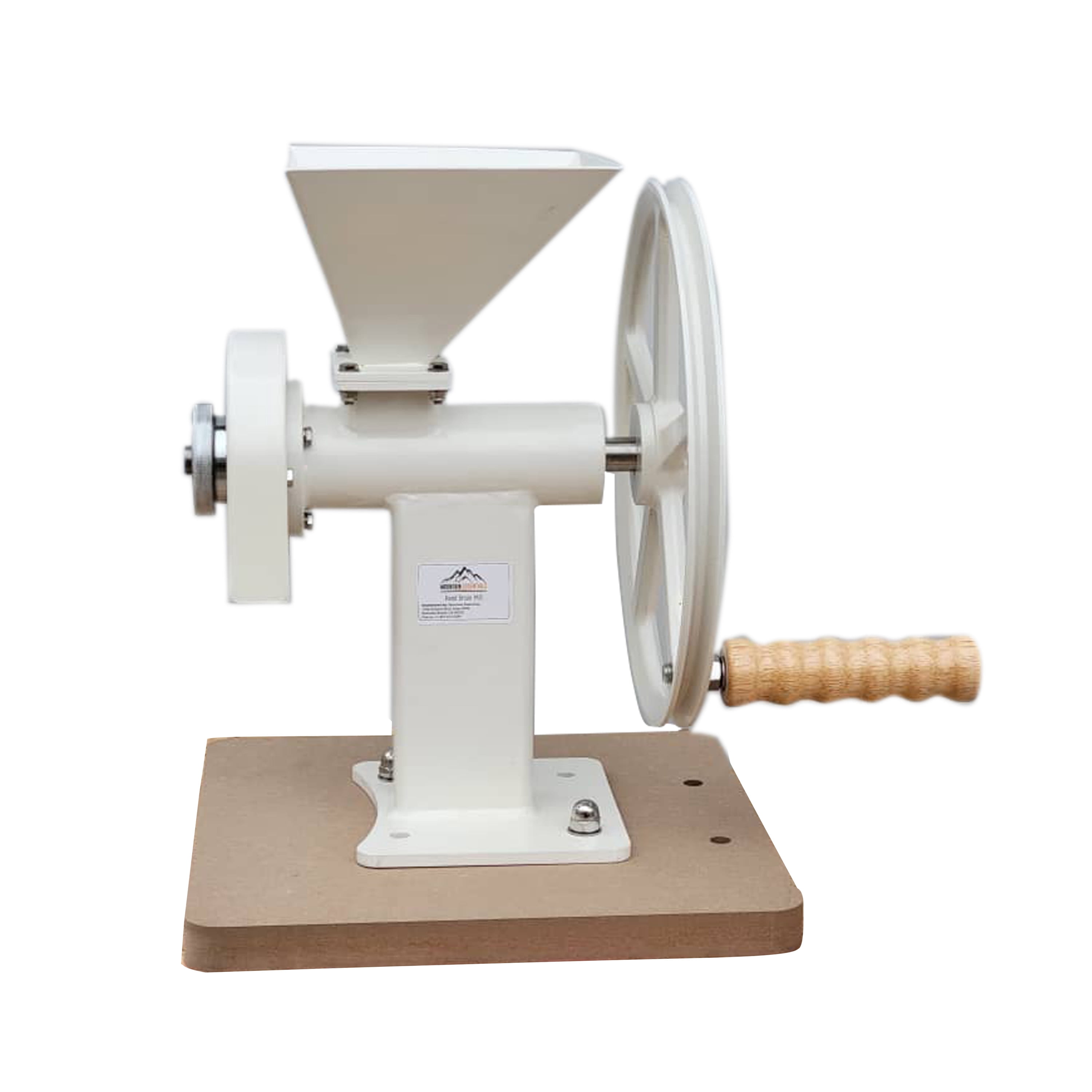 Cast Iron Corn Grinder Vanaart Manual Grain Mill - Cast Iron Hand Crank ...