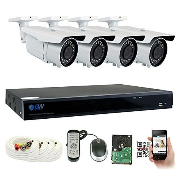 GW 8 Channel 5MP 1920P Complete Security Camera System w/ 4 5MP CCTV 2. ...