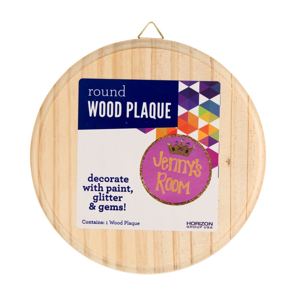 Horizon Group USA Wooden Circle Plaque, 1 Each - Walmart.com - Walmart.com