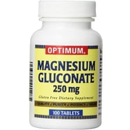 Optimum Magnesium Tablets, 250 mg, 250 Count - Walmart.com