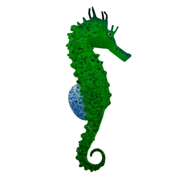 Luminous Artificial Seahorse Silicone Fake Hippocampus for Aquarium ...