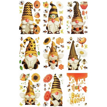Bee Window Clings for Glass Windows Decoration Bee Themed Birthday ...