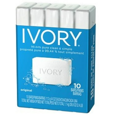 Ivory Gentle Bar Soap, Original Scent, 4 oz, 10 Count - Walmart.com