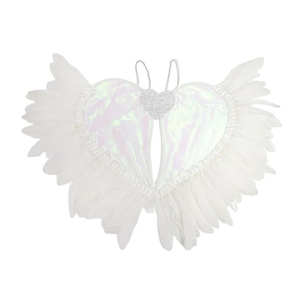 Alas emplumadas Accesorios de cosplay Disfraz de ángel bebé Alas de ...