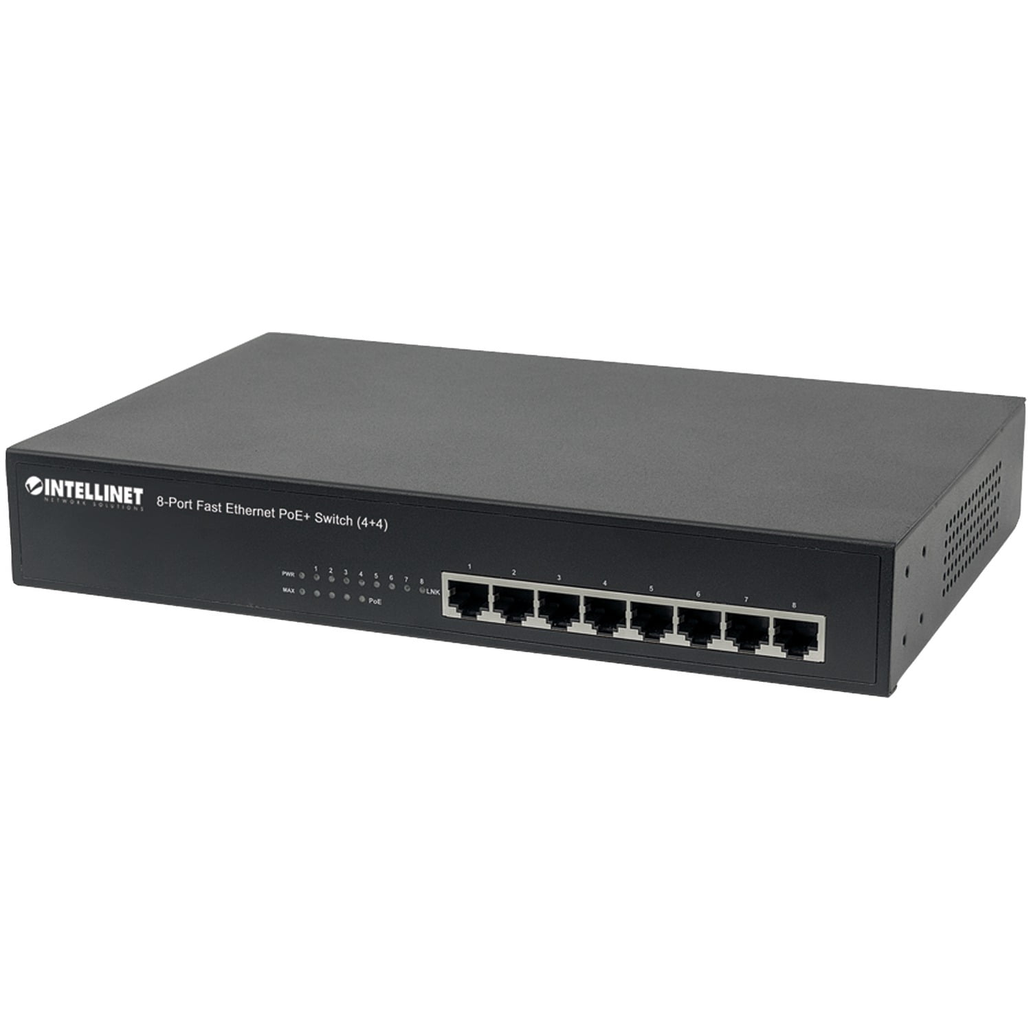 Intellinet Network Solutions 561075 8-Port Fast Ethernet PoE+ Switch ...