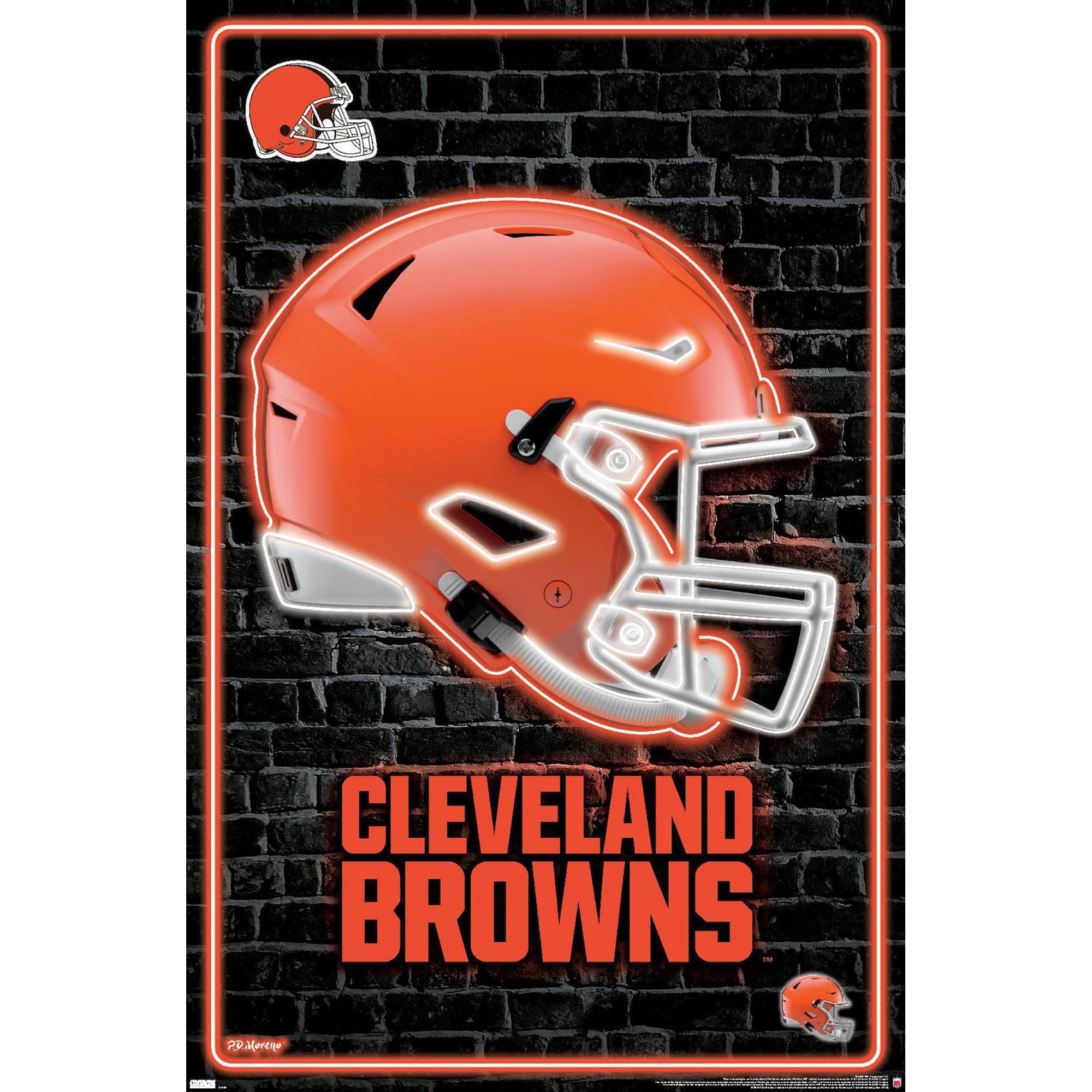 Click here for Trends International Nfl Cleveland Browns - Neon H... prices