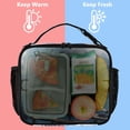 ALAZA Watercolor Horse Jumping Insulated Lunch Box Lunch Bag Cooler ...