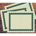 Great Papers! Metallic Green Border Certificate, 8.5"x 11", 100 Count ...
