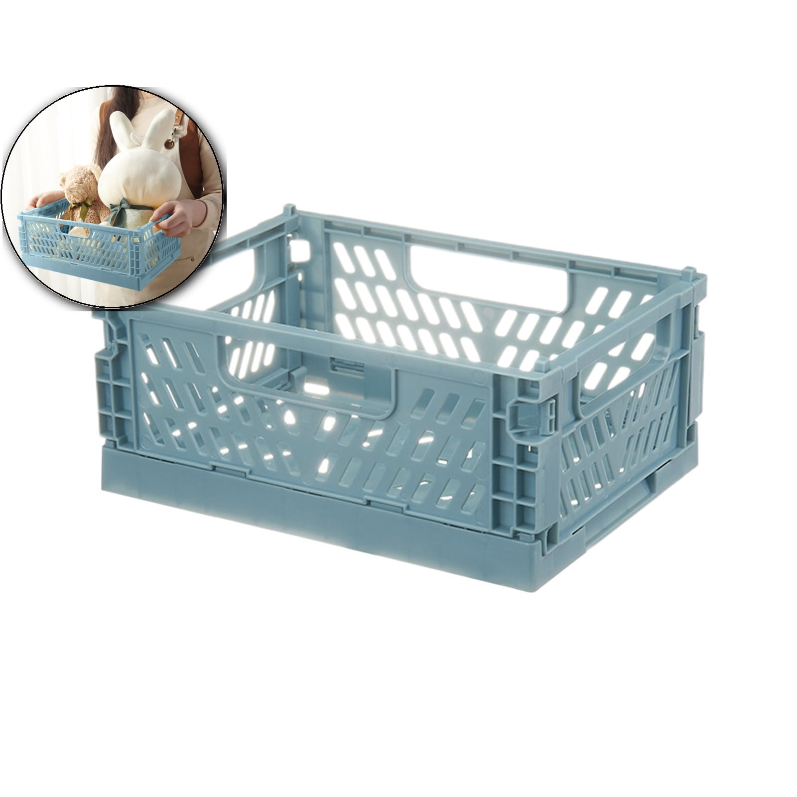 Click here for Dvruxg Crates For Storage  Storage Crates Plastic... prices