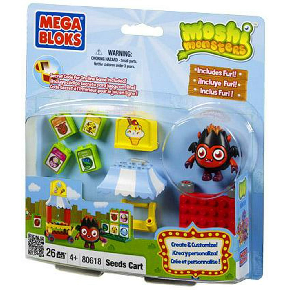 Mega Bloks Moshi Monsters Seed Cart Set - Walmart.com - Walmart.com
