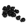 Uxcell Plastic Ball Shaped Spring Loaded Cord Lock Stopper Black 12 ...