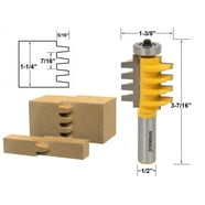 Yonico 5 Bit Casing & Base Molding Router Bit Set - 1/2" Shank - 16501 ...