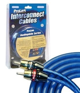 ProLink "Audiophile Series" Stereo RCA Interconnect Cables - 4 Meter/13 ...