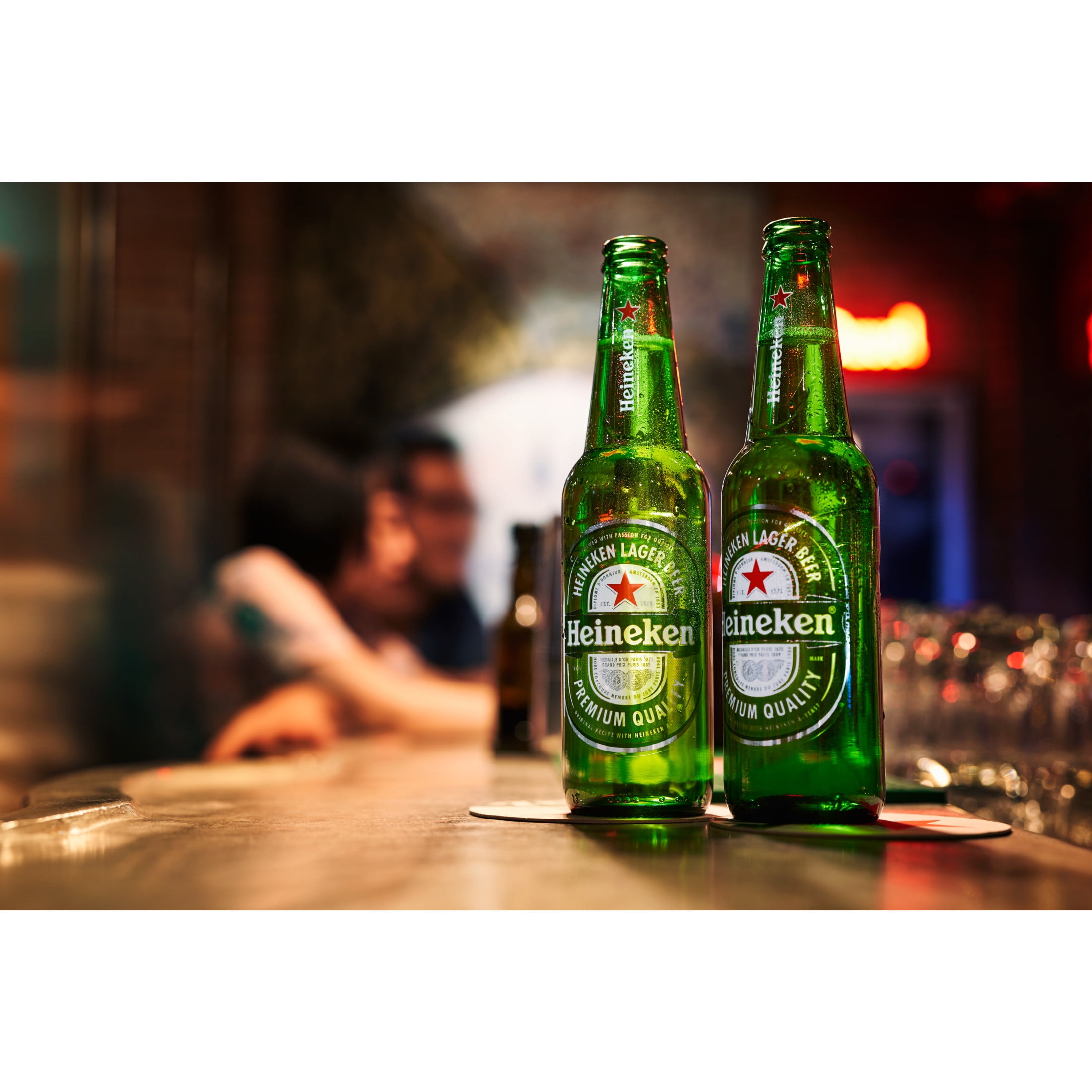 Heineken Light Lager Beer 24 Pack 12 Fl Oz Bottles