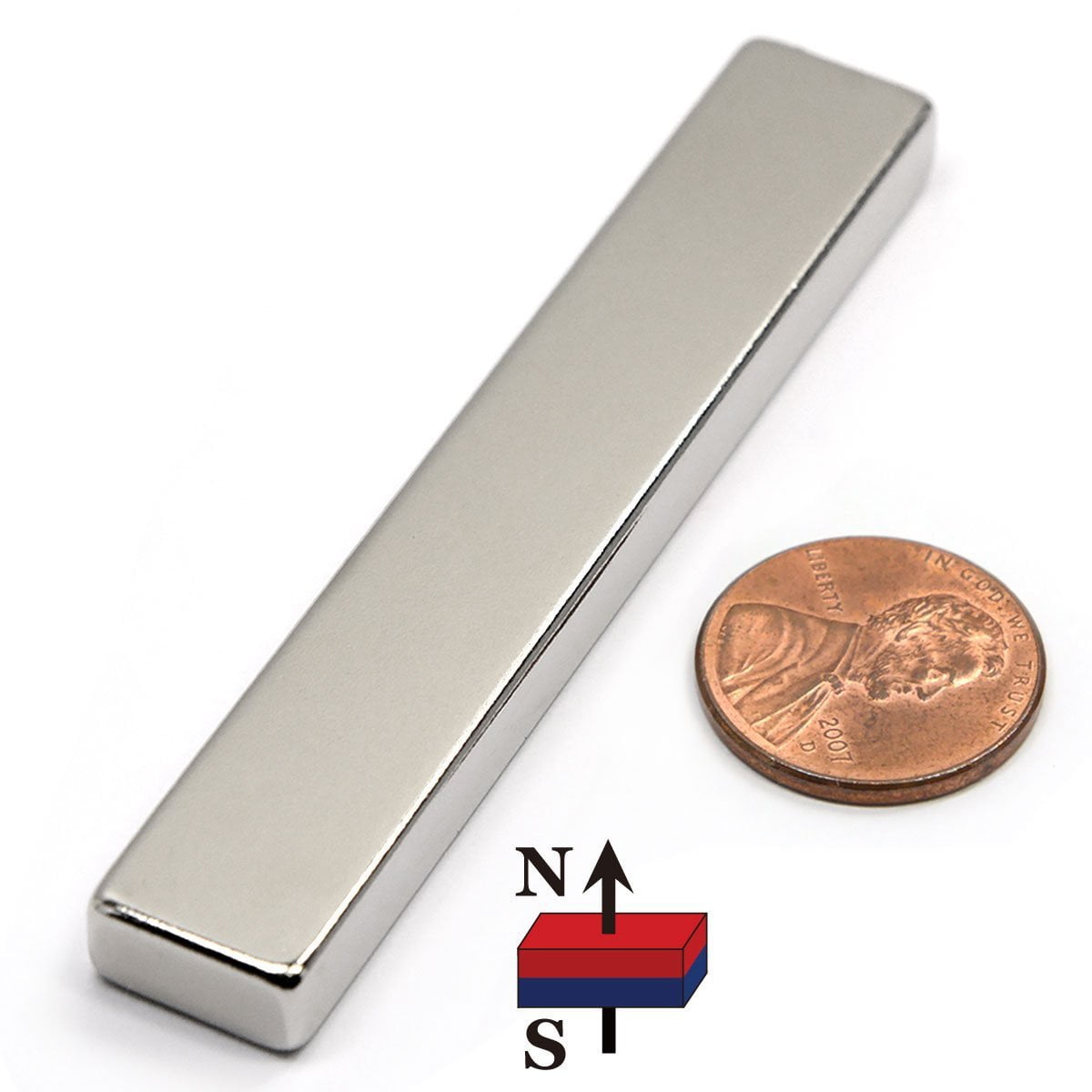 CMS Magnetics® 33lbs 3"x1/2"x1/4" Neodymium Block Magnet N45 - Walmart.com